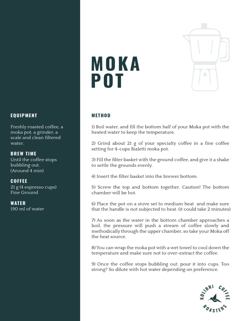 Moka Pot | PDF
