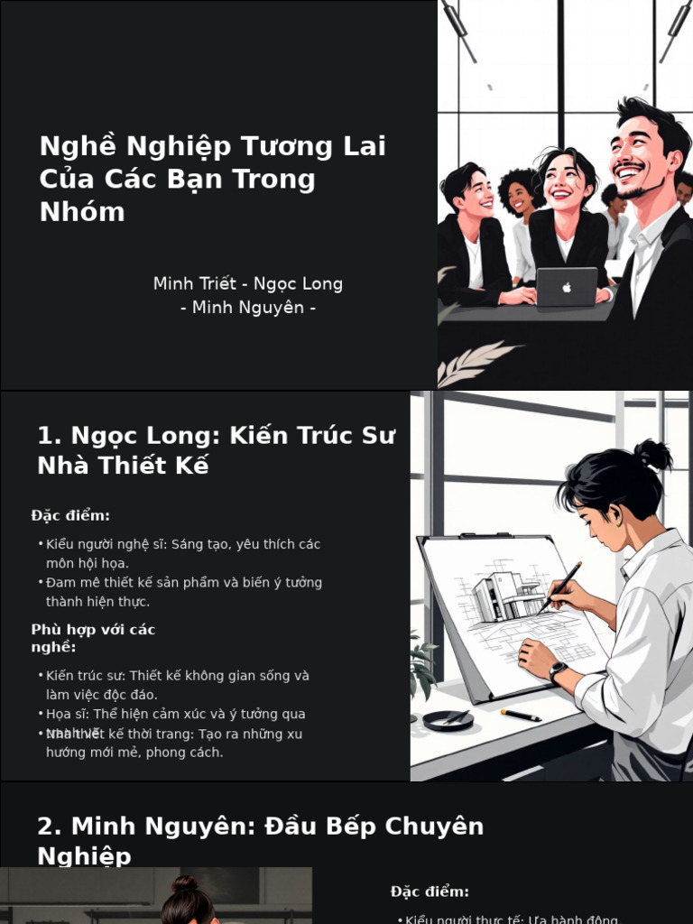 Nghe Nghiep Tuong Lai Cua Cac Ban Trong Nhom | PDF