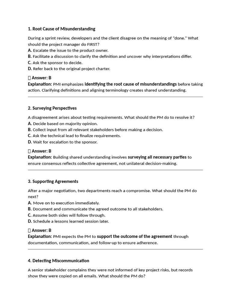 Task 10 - Build Shared Understanding | PDF | Communication | Consensus ...