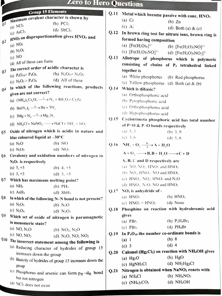 P Block (15 - 18th Group) | PDF