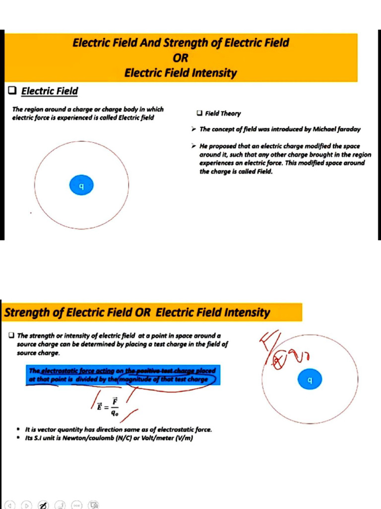 Chapter 8 Electric Field | PDF