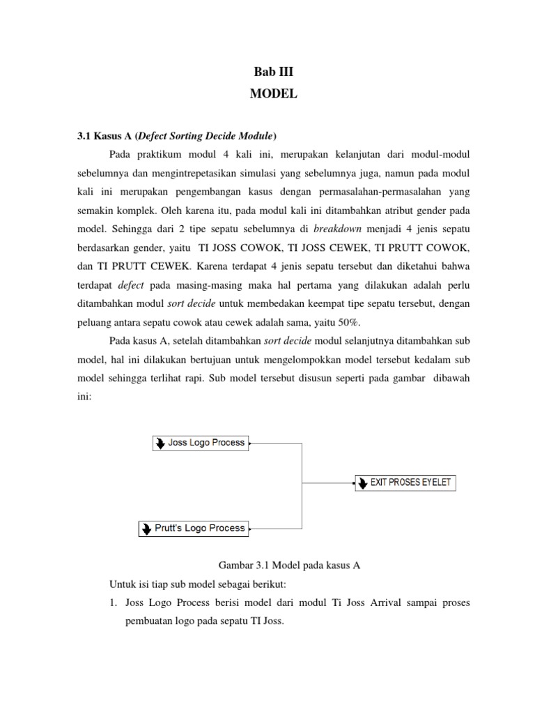 Modul 4 Simulasi Sistem Industri | PDF