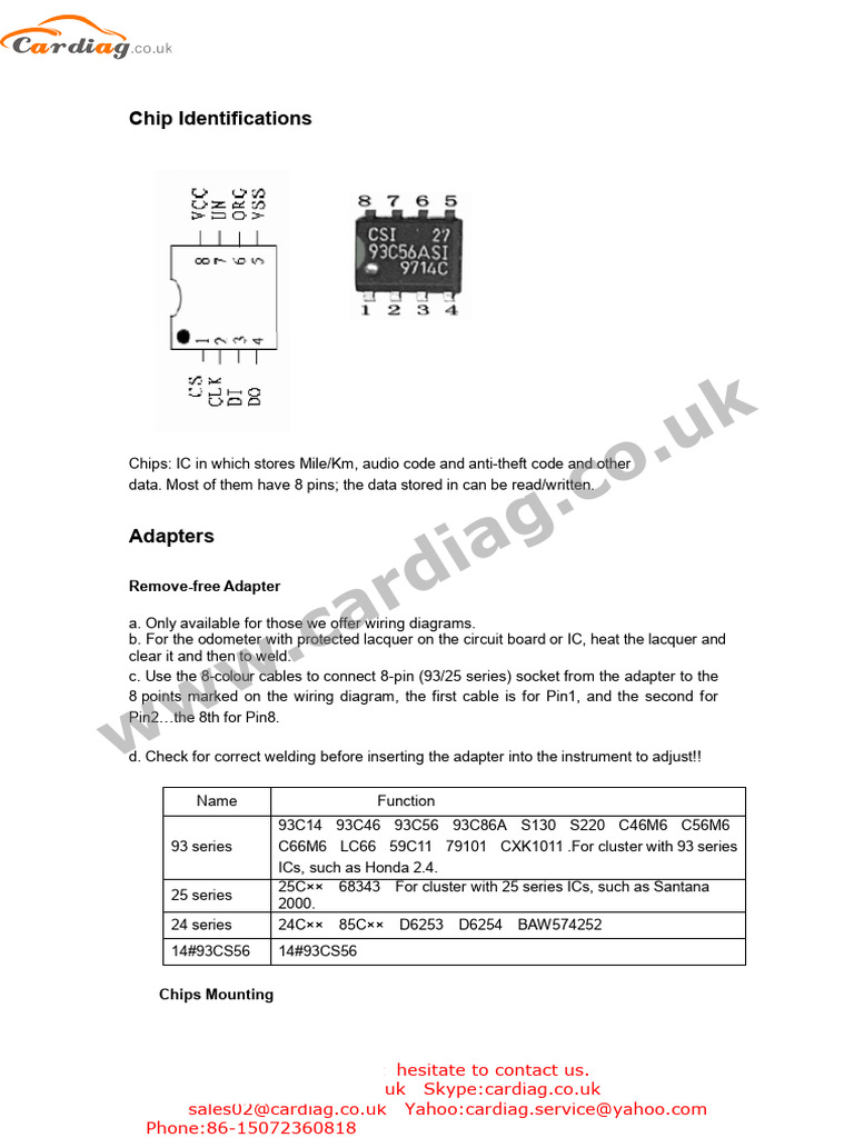Chip identification for automotive 5963242 | PDF | Integrated Circuit ...