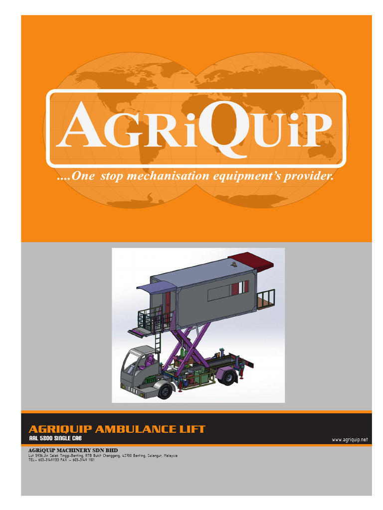 Ambulift Half Cab | PDF | Elevator | Truck