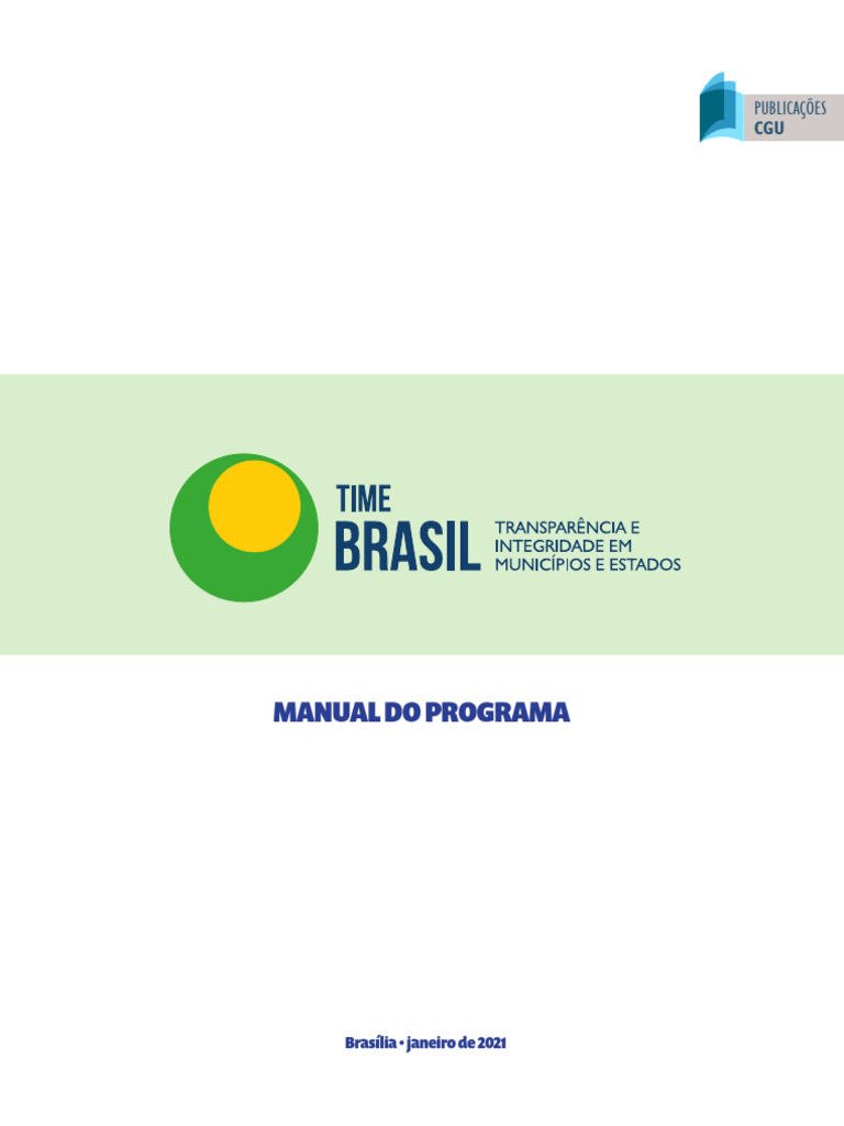 Manual Time Brasil | PDF | Transparência (comportamento) | Brasil