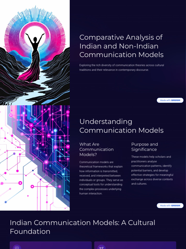 Indian vs Non-Indian Communication Models | PDF | Communication | Cognition