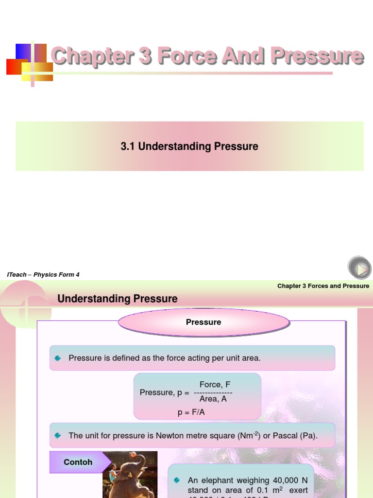 Understanding Pressure in Physics | PDF