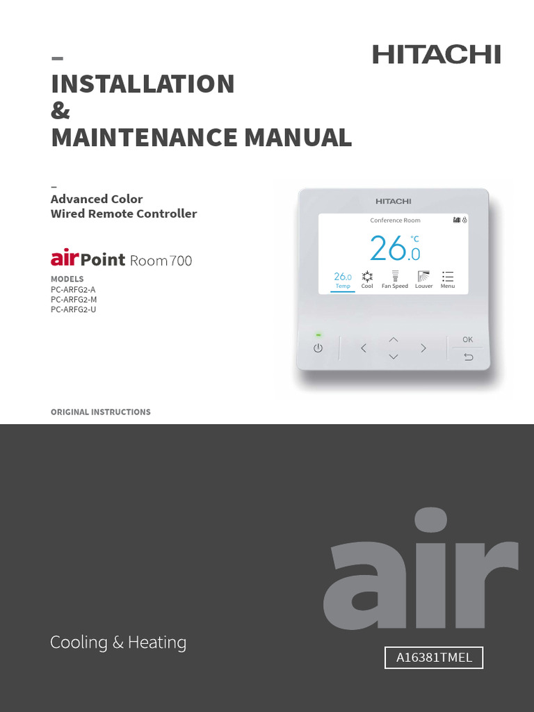 PC-ARFG2-AMU Installation Manual A16381TMEL-Web | PDF | Electrical ...