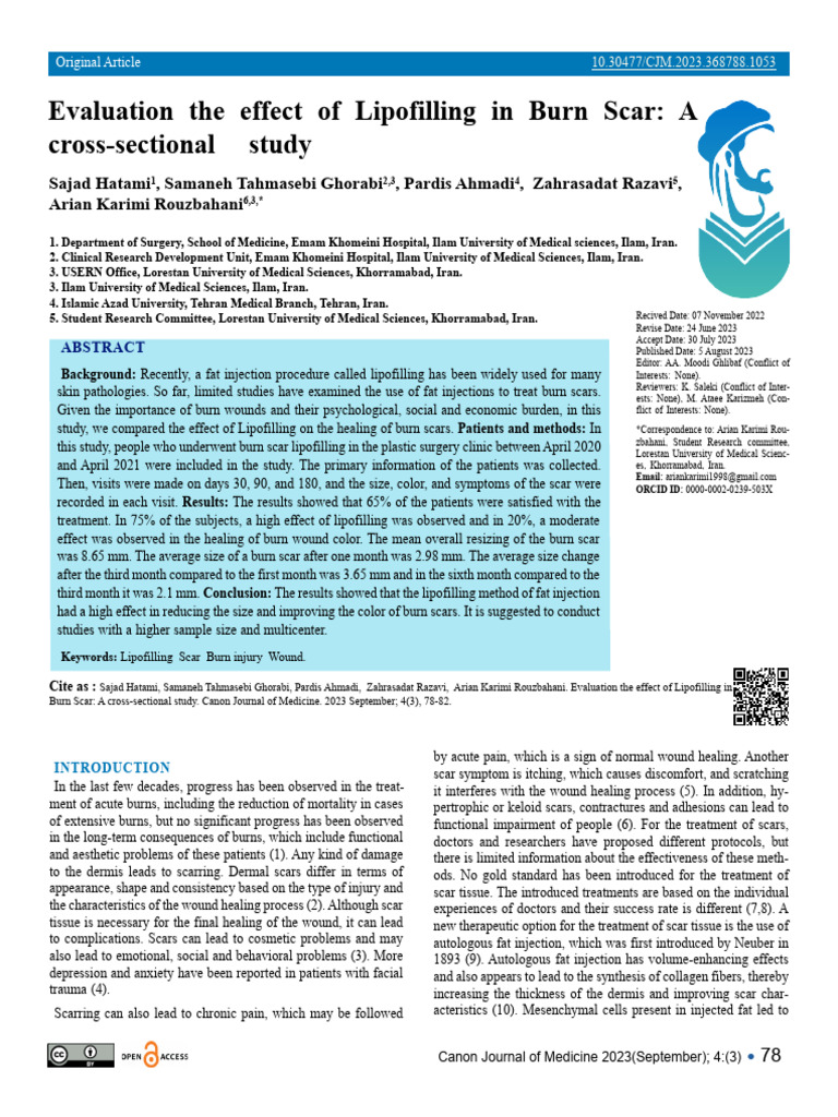 CJM_Volume 4_Issue 3_Pages 78-82_240411_221839 | PDF | Scar | Burn