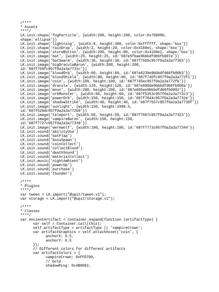 Vampire Game Demo | PDF