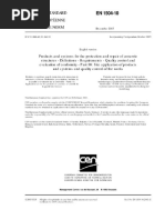 EN 1504-1: Concrete Repair Standards | PDF | Concrete | Cement