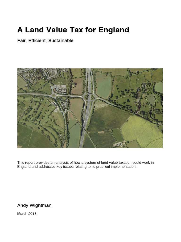 Land Value Taxation in England Explained | PDF | Taxes | Property Tax
