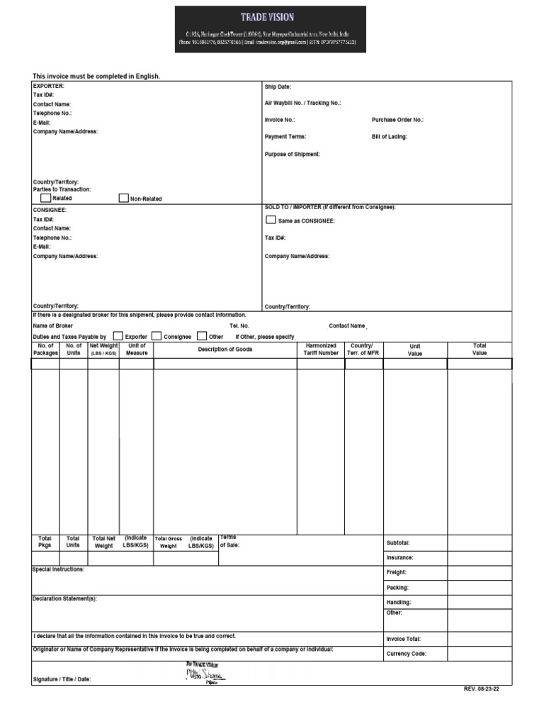 2025-12-10T08_25_16-FedEx-Pro-Forma-Invoice | PDF | Invoice
