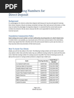 ATB Direct Deposit Setup Form | PDF