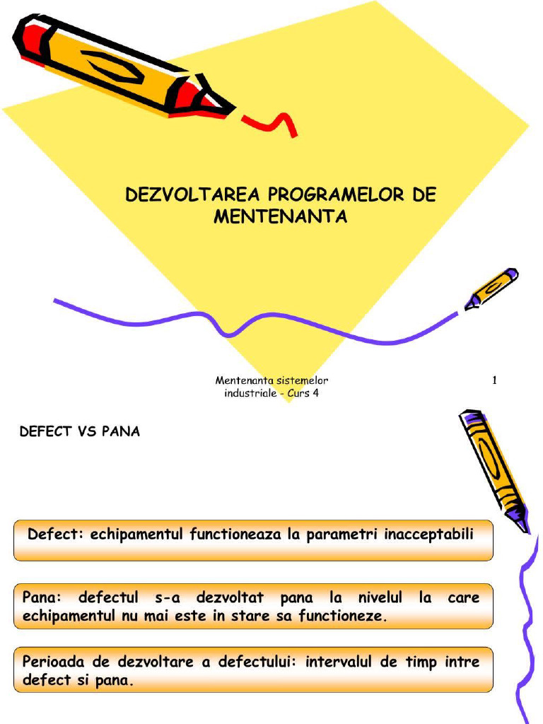 Dezvoltarea Programelor de Mentenanta | PDF