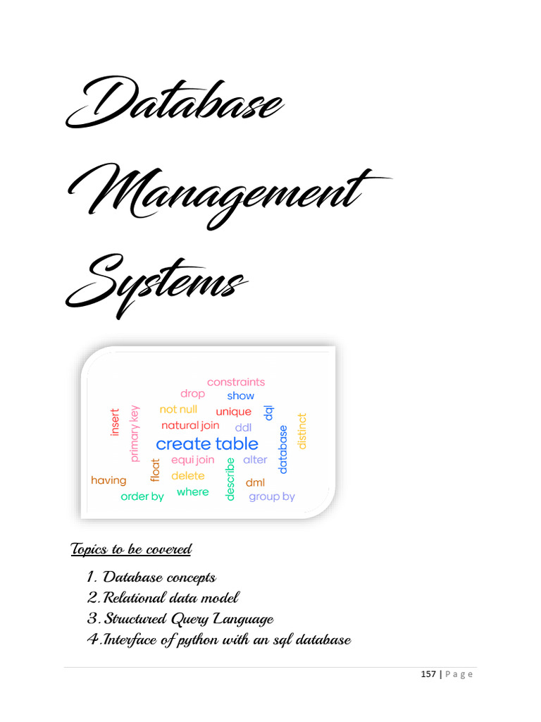6-DBMS-INTERFACE (3) | PDF | Databases | Sql