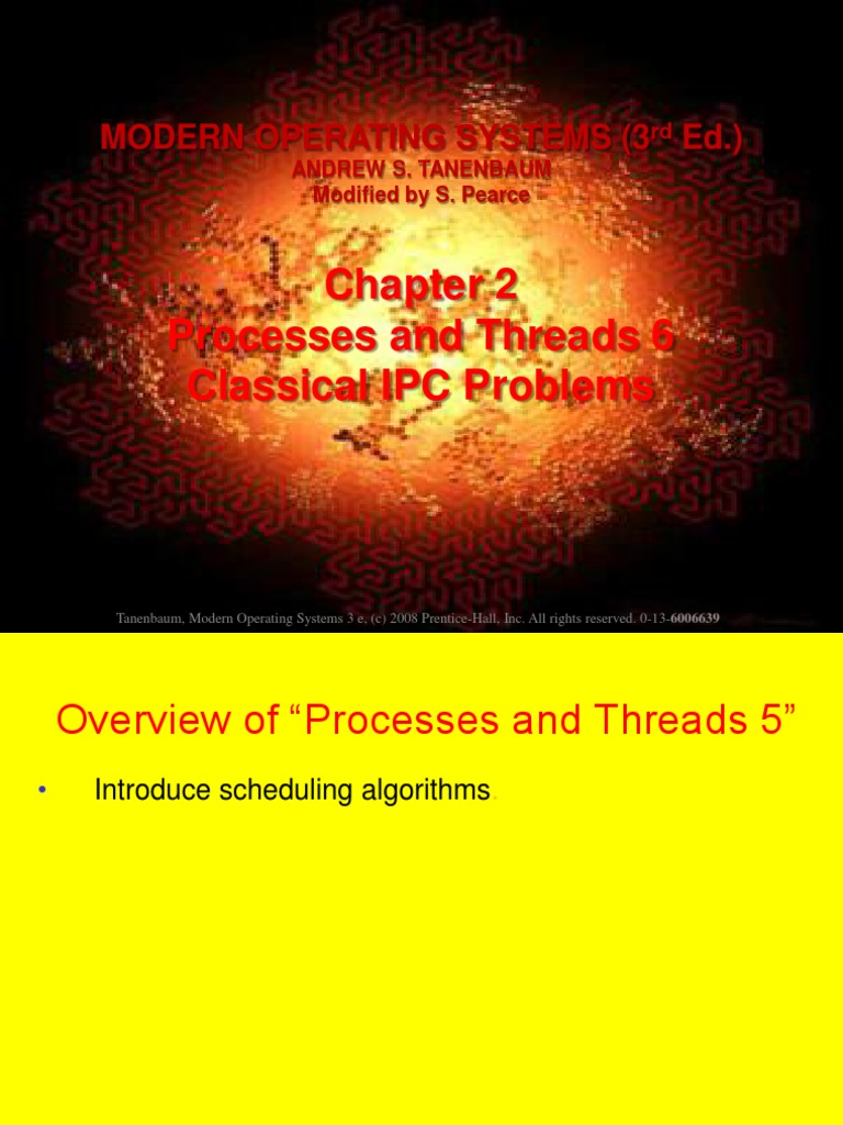 Chapter 2 Tanenbaum-Pearce 6 | Download Free PDF | Scheduling (Computing) | Concurrency ...