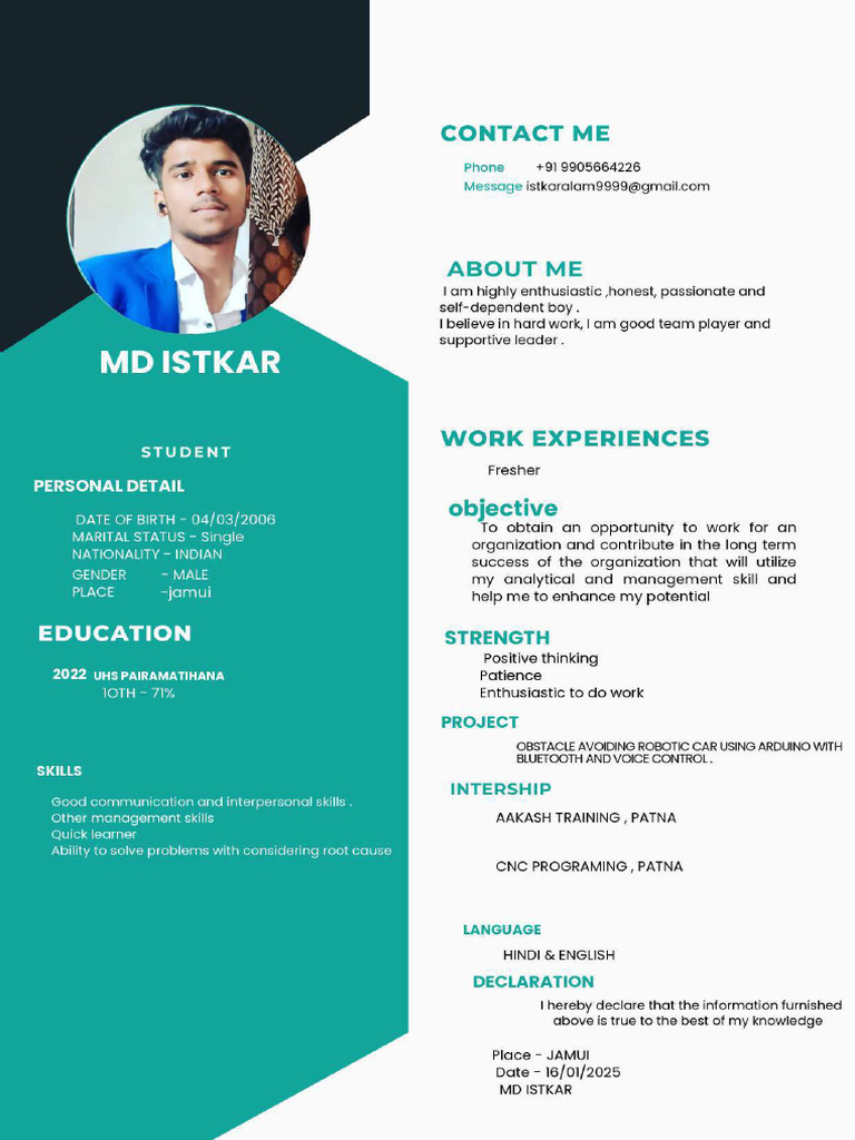ISTKAR RESUME 2 - Compressed (1) - Compressed | PDF