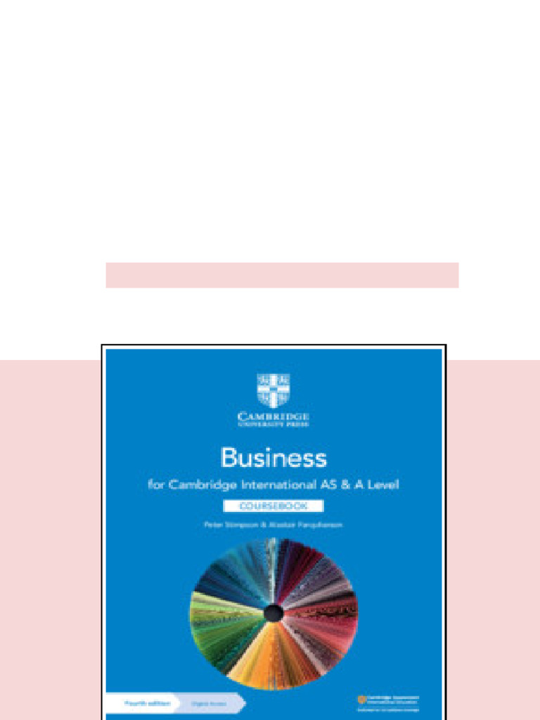(Ebook) Cambridge International AS & A Level Business Coursebook 4th ...