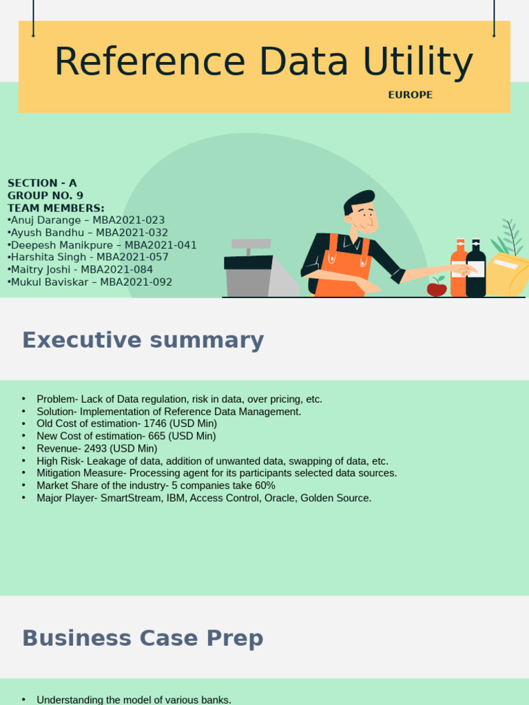 Reference Data Utility: Optimizing Global Financial Operations | PDF ...