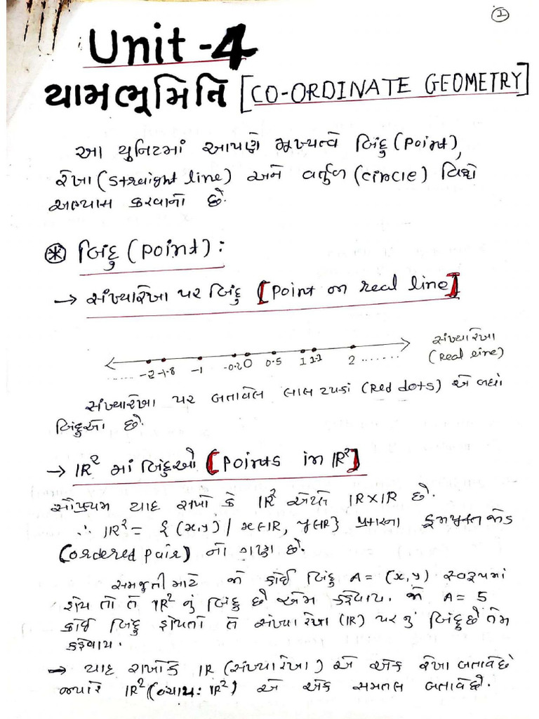 Unit 4 - Coordinate Geometry | PDF