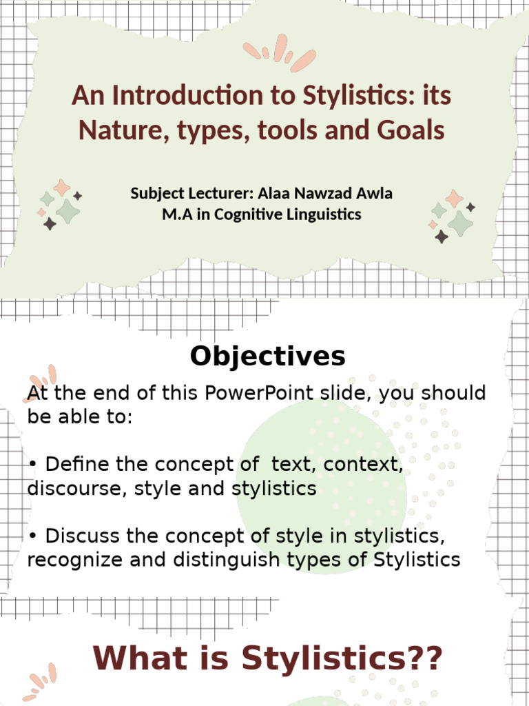 An Introduction To Stylistics | PDF | Linguistics | Metaphor