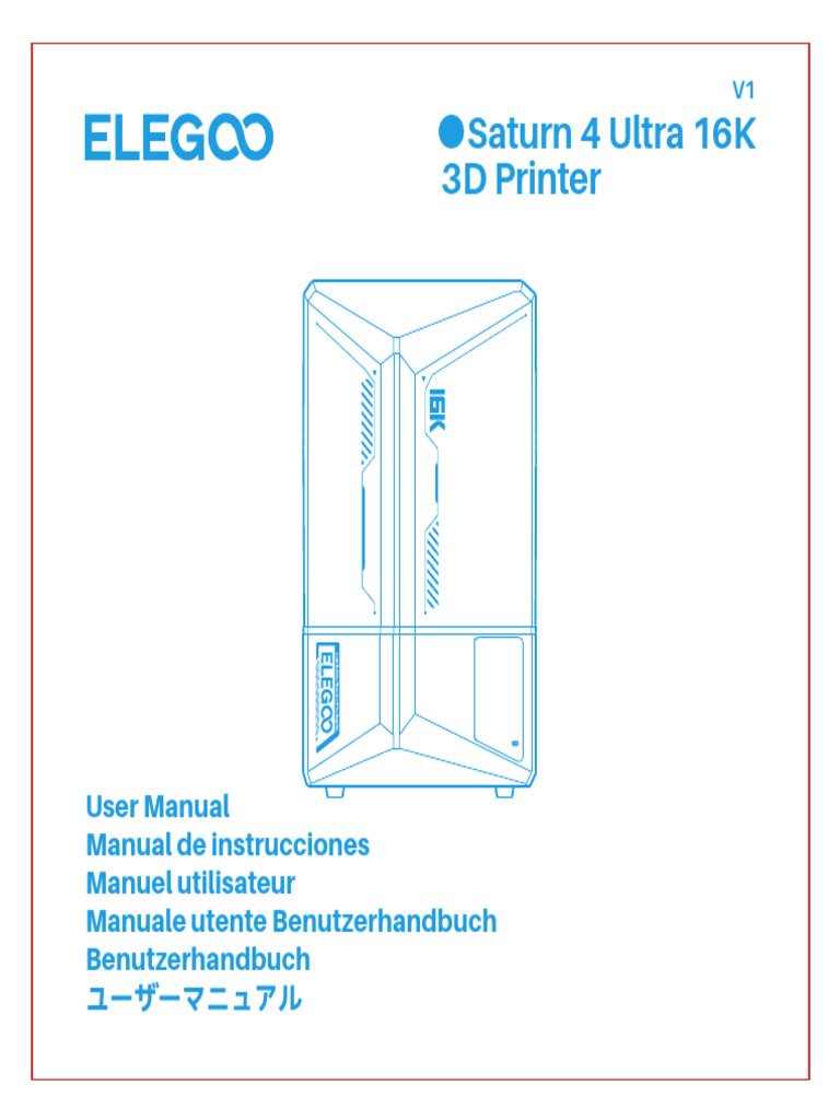 Saturn 4 Ultra 16K (Multilang) 20240909 V1 | PDF | Printer (Computing ...