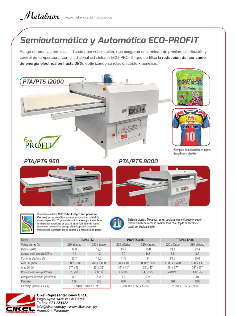 Eco-Friendly Thermal Press Machines | PDF