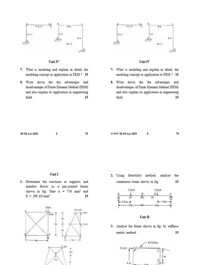 FEM Modeling and Analysis in Engineering | PDF | Structural Analysis ...