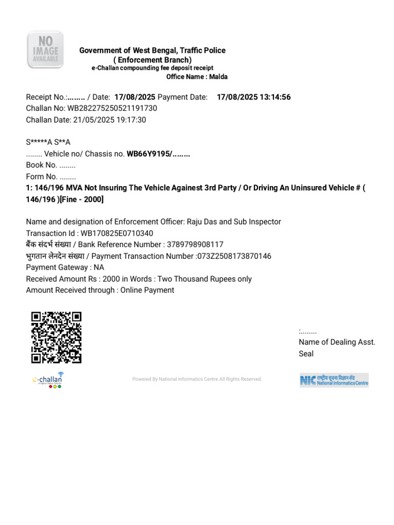Bike Challan | PDF