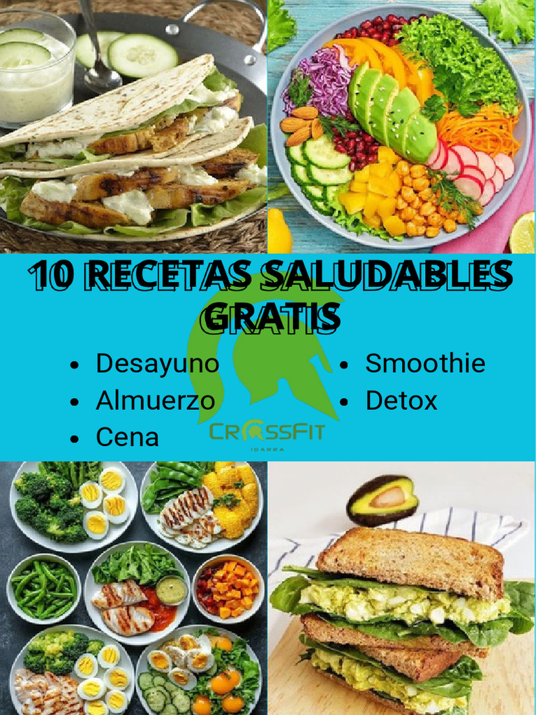10 Recetas Saludables y Fáciles | PDF | Zalamero | Sopa