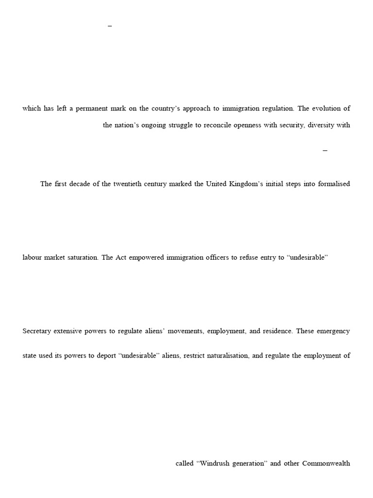 Lesson 3 Immigration Policy in The UK | PDF | Immigration | European Union