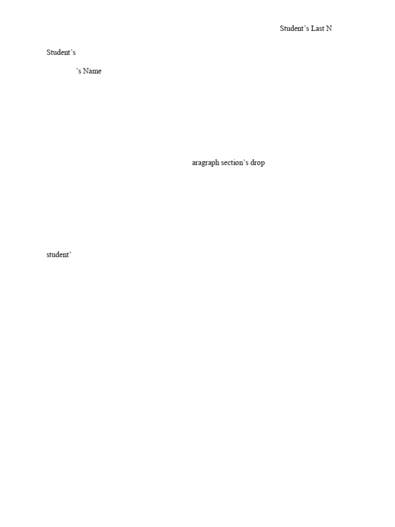 MLA Formatting Guidelines for Essays | PDF | Paragraph | Written ...