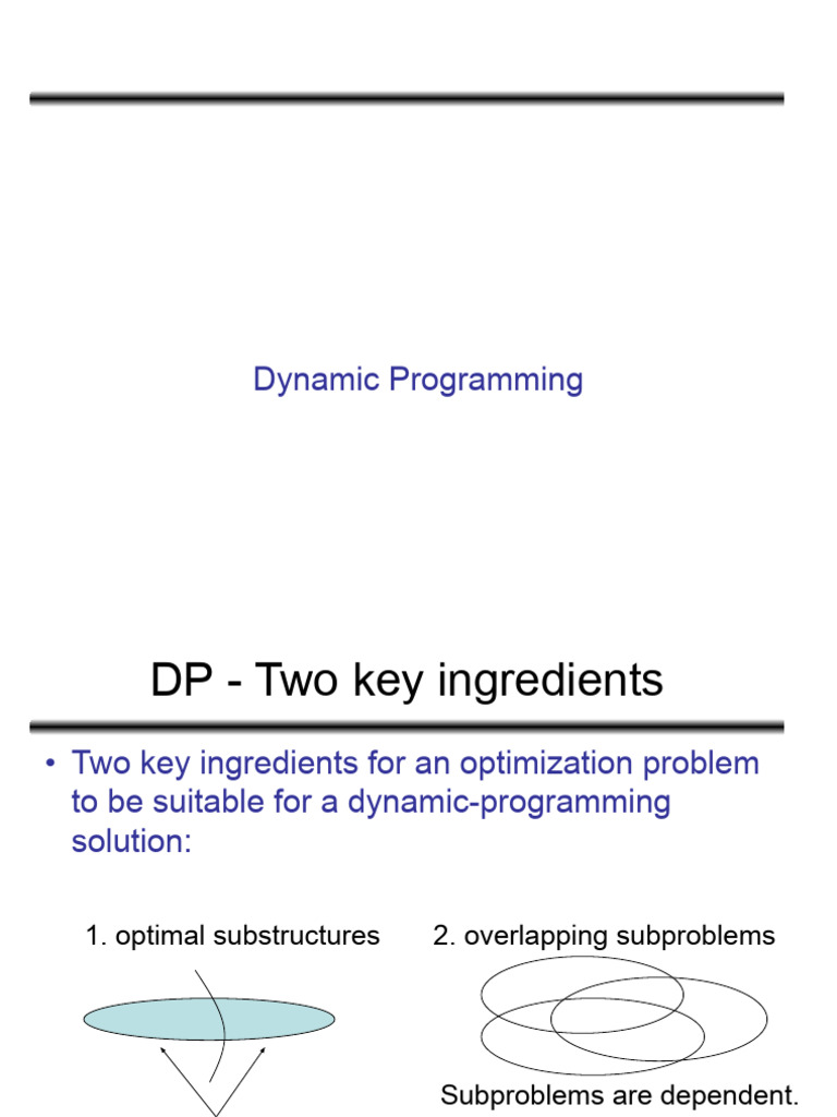 dyamic programming-2 (1).ppt | PDF | Dynamic Programming | Multiplication