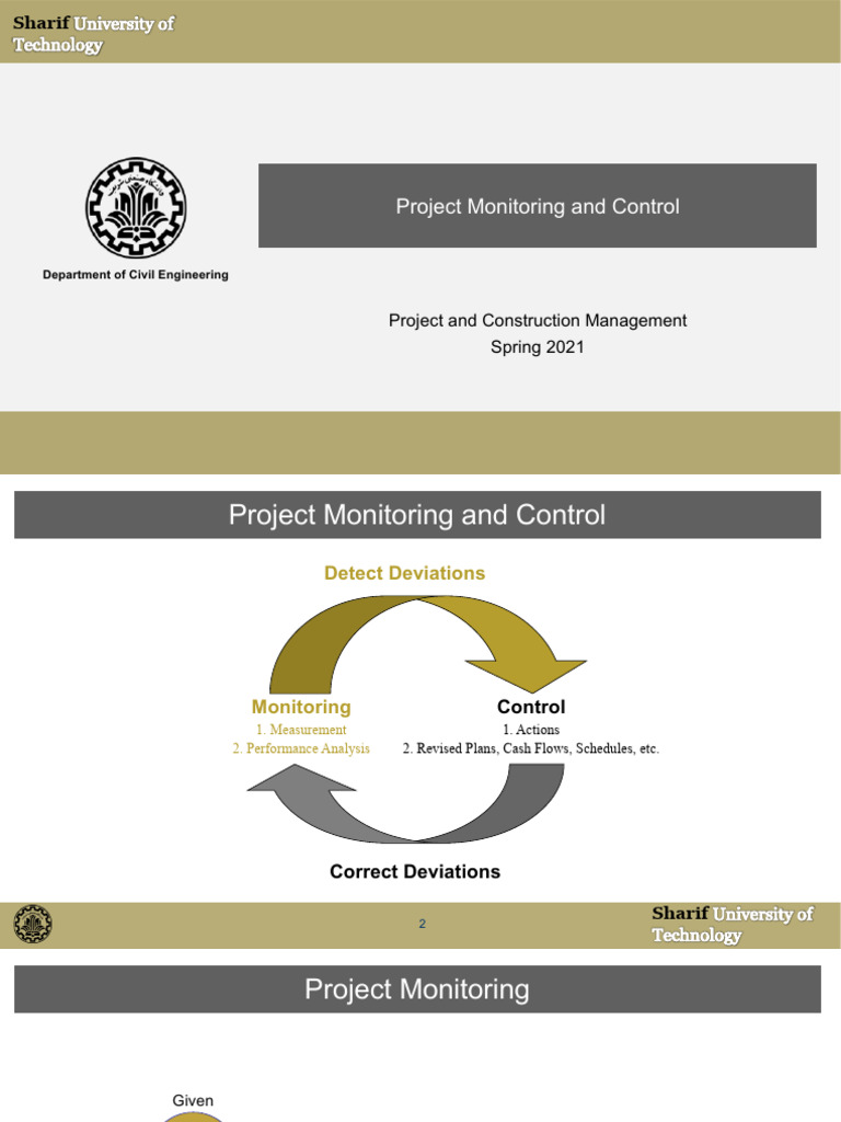 Project Monitoring and Control Guide | PDF | Business