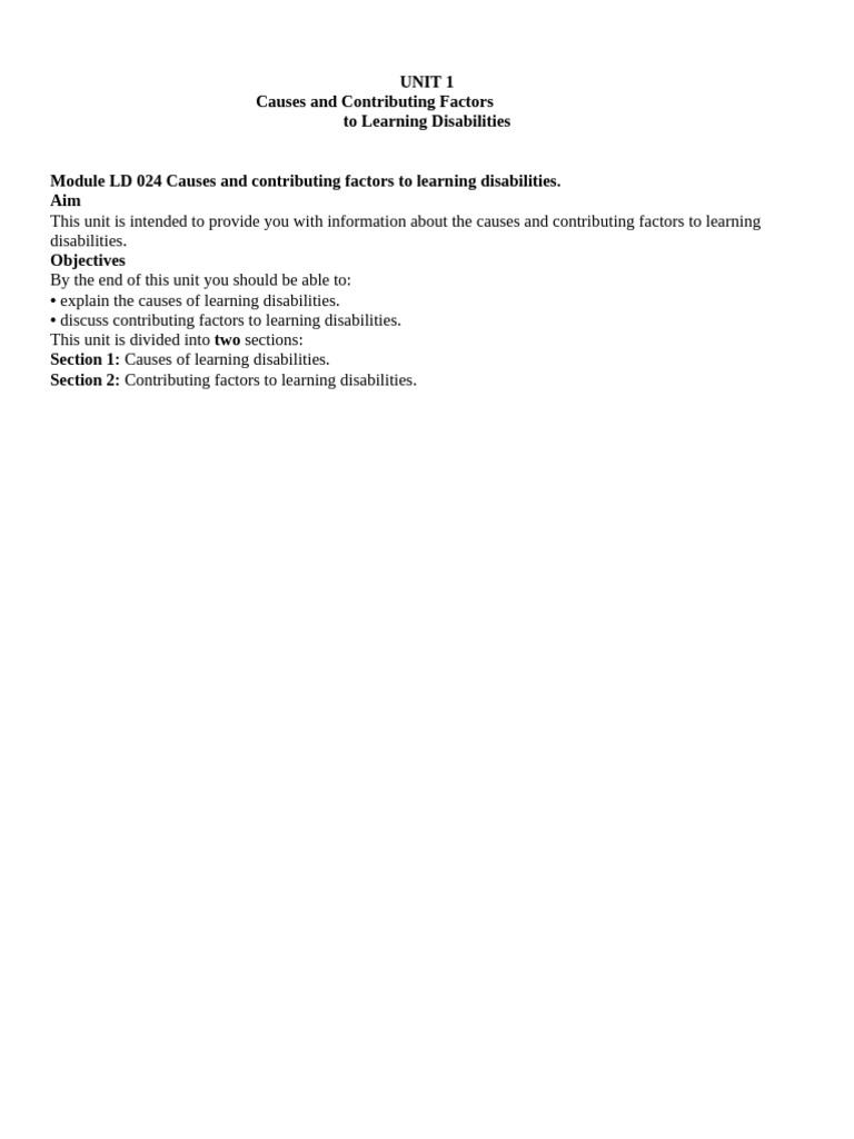 MOD LD 024 | PDF | Genetic Disorder