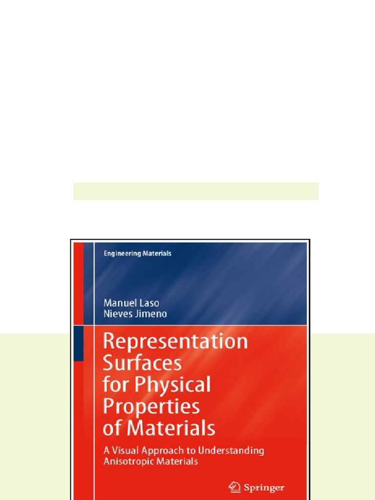 Representation Surfaces For Physical Properties Of Materials A Visual ...