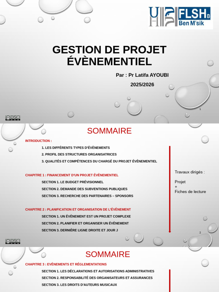 Gestion de Projet Événementiel 2025-2026 | PDF | Publicité ...