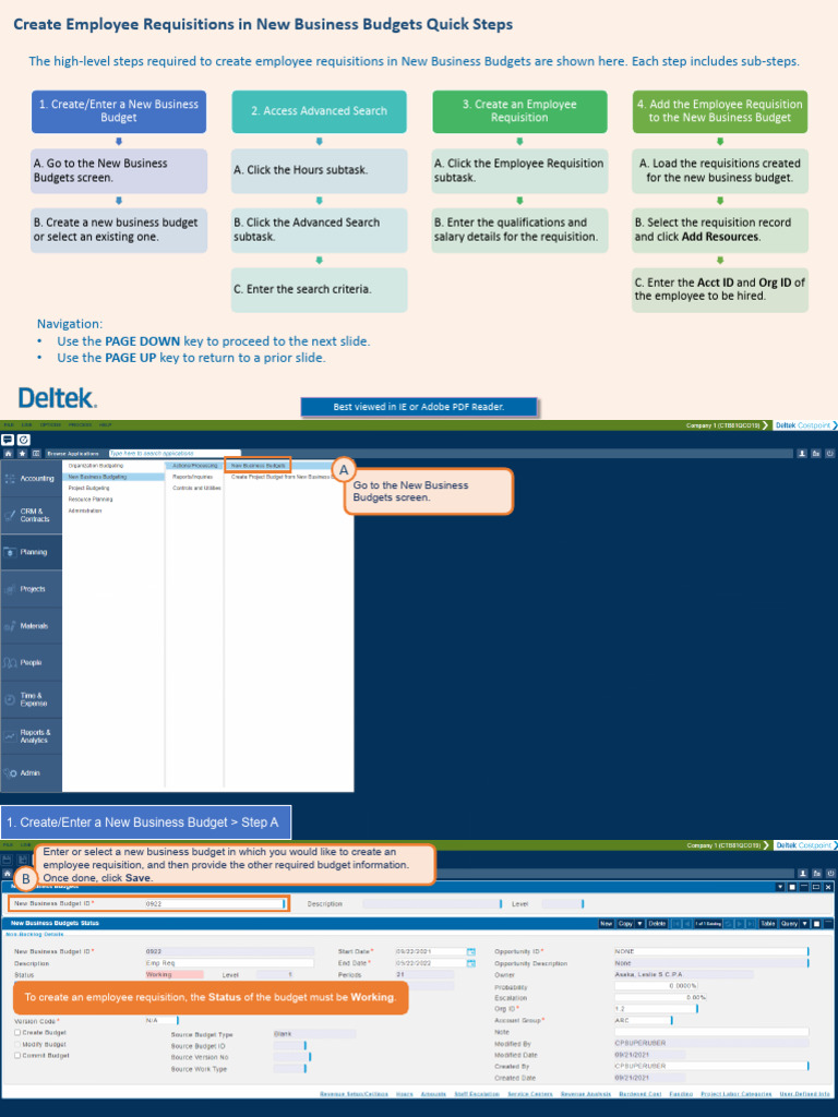 Create Employee Requisitions Guide | PDF | Software | Computing