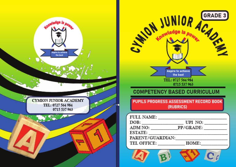 Cymion Juniour Academy Cover - Grade 3 | PDF