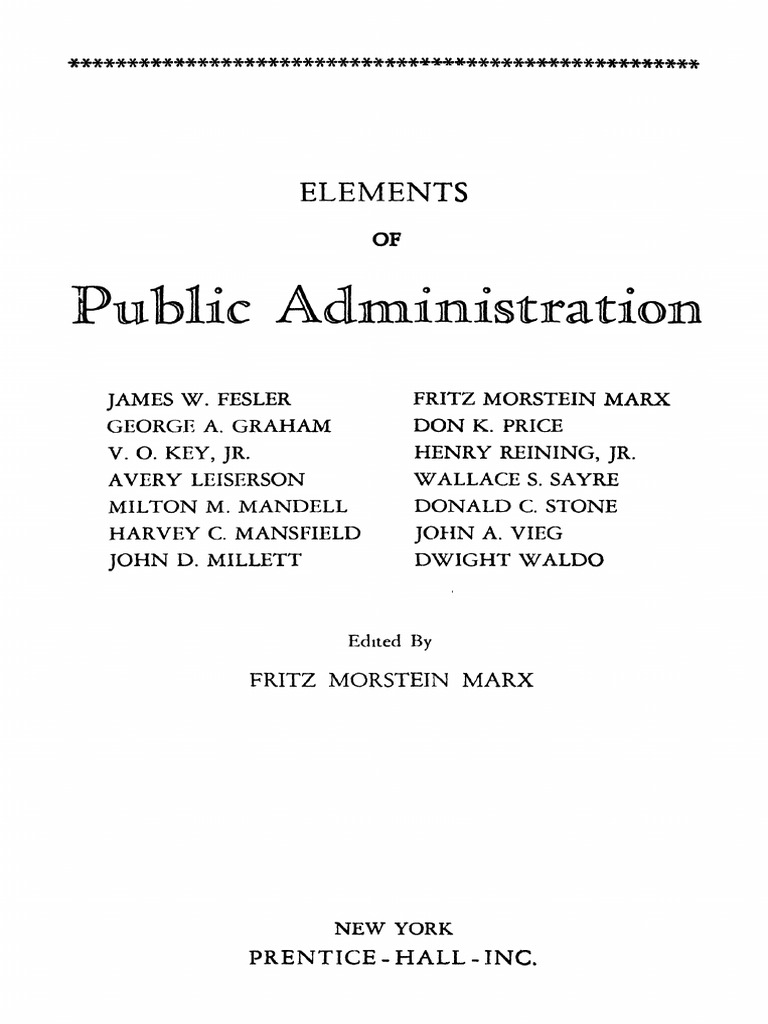 Understanding Public Administration | PDF