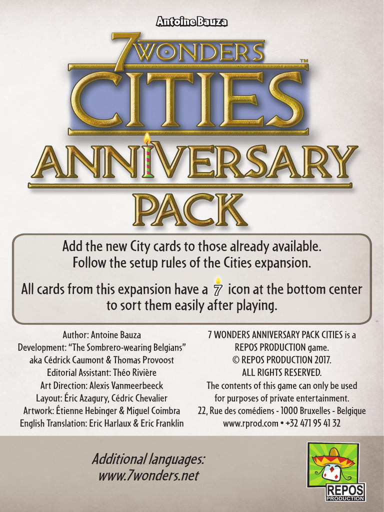 7W AP Cities Rules En | PDF