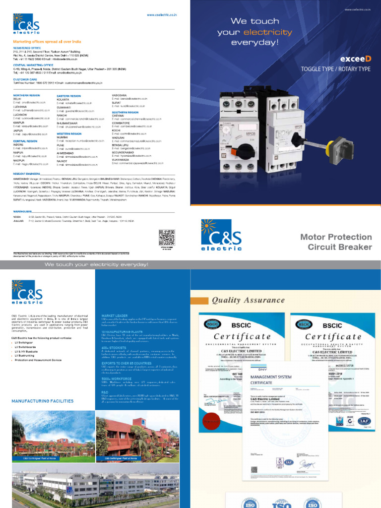 Motor Protection Circuit Breakers Guide | PDF | Mains Electricity ...