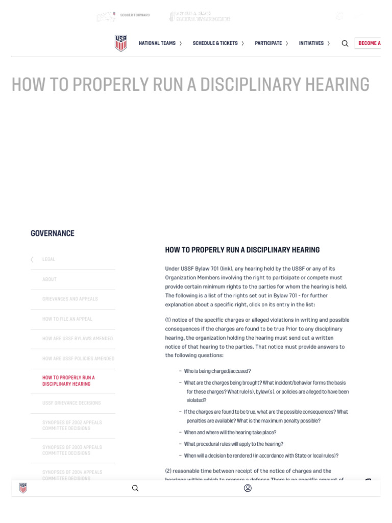 How To Properly Run A Disciplinary Hearing | PDF | Witness | Testimony