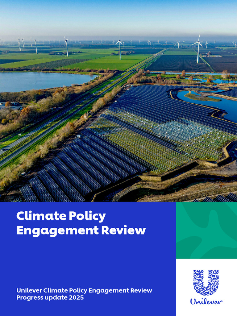 Unilever Climate Policy Engagement Review 2025 | PDF | Climate Change ...
