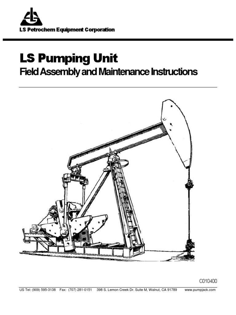 Sucker Rod Pump Assembly and Maintenance Instructions | PDF | Screw ...