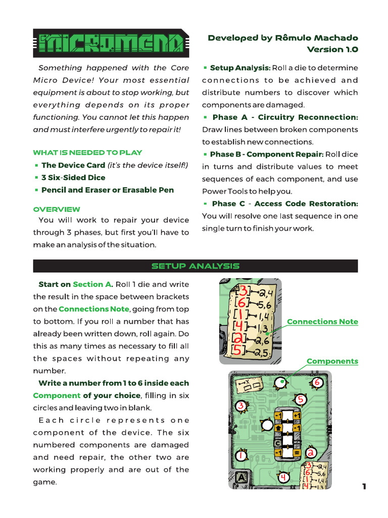 Micromend - Rules | PDF