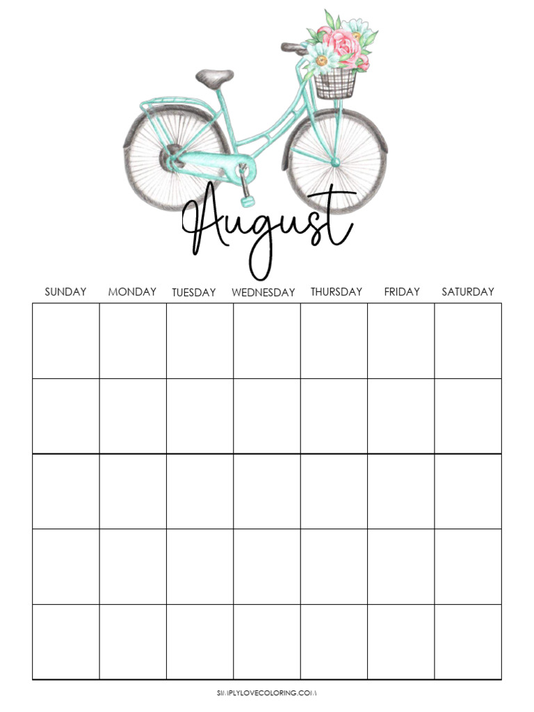August Planner Printables Set 1 | PDF