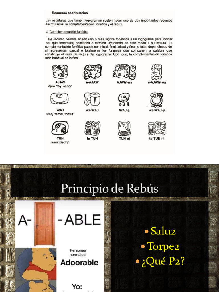 C4 Epigrafía Maya Notas | PDF
