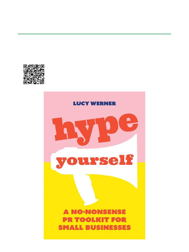 Hype Yourself A no nonsense PR toolkit for small businesses ISBN ...